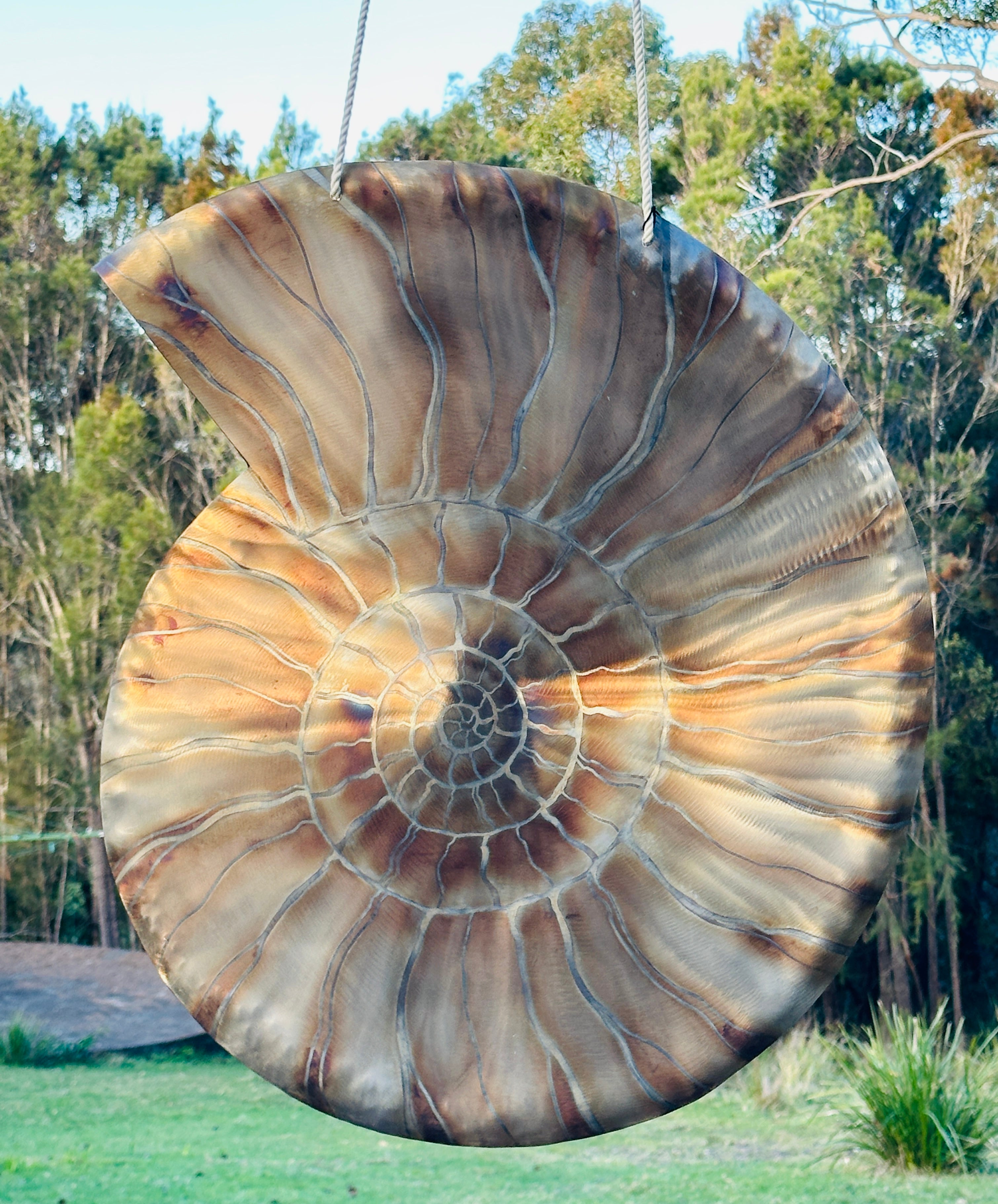 Ammonite Fibonacci Gongs – GongDwana